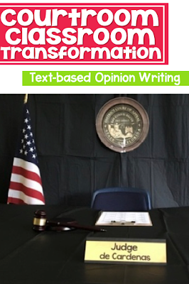 Classroom Transformation: Courtroom Edition - Opinion Writing - Your ...