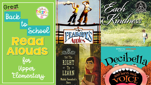 Great Back to School Read Alouds for Upper Elementary - Your Thrifty Co ...