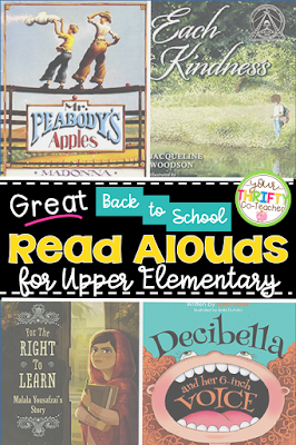 Great Back to School Read Alouds for Upper Elementary - Your Thrifty Co ...