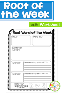 Root of the Week to Expand Vocabulary - Your Thrifty Co-Teacher