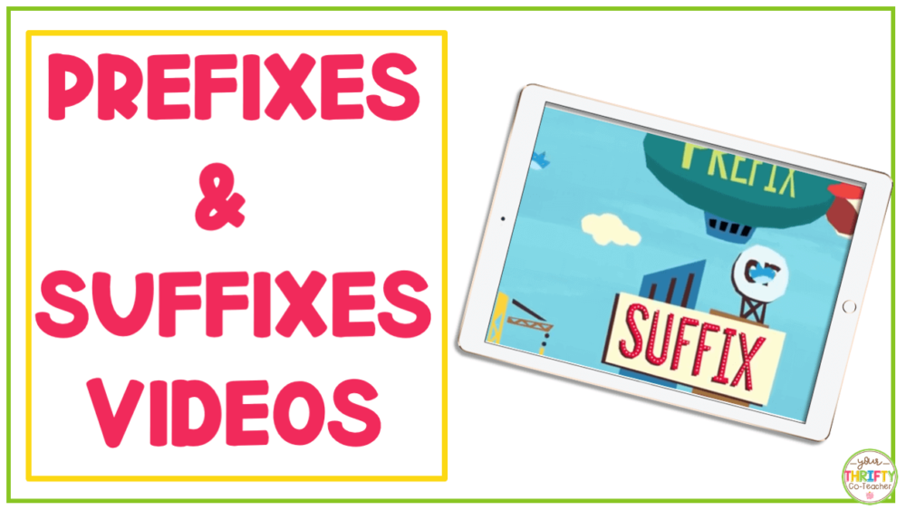 Engaging Prefixes and Suffixes Activities - Your Thrifty Co-Teacher