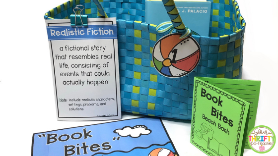 Hosting a Book Tasting Activity Beach Bash Style - Your Thrifty Co-Teacher