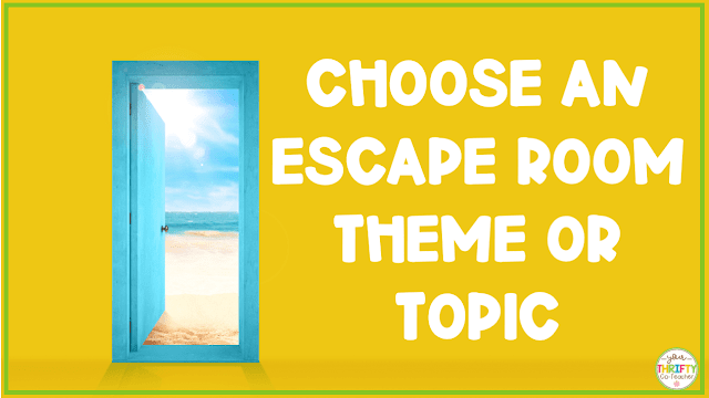 Making an Escape Room - Your Thrifty Co-Teacher