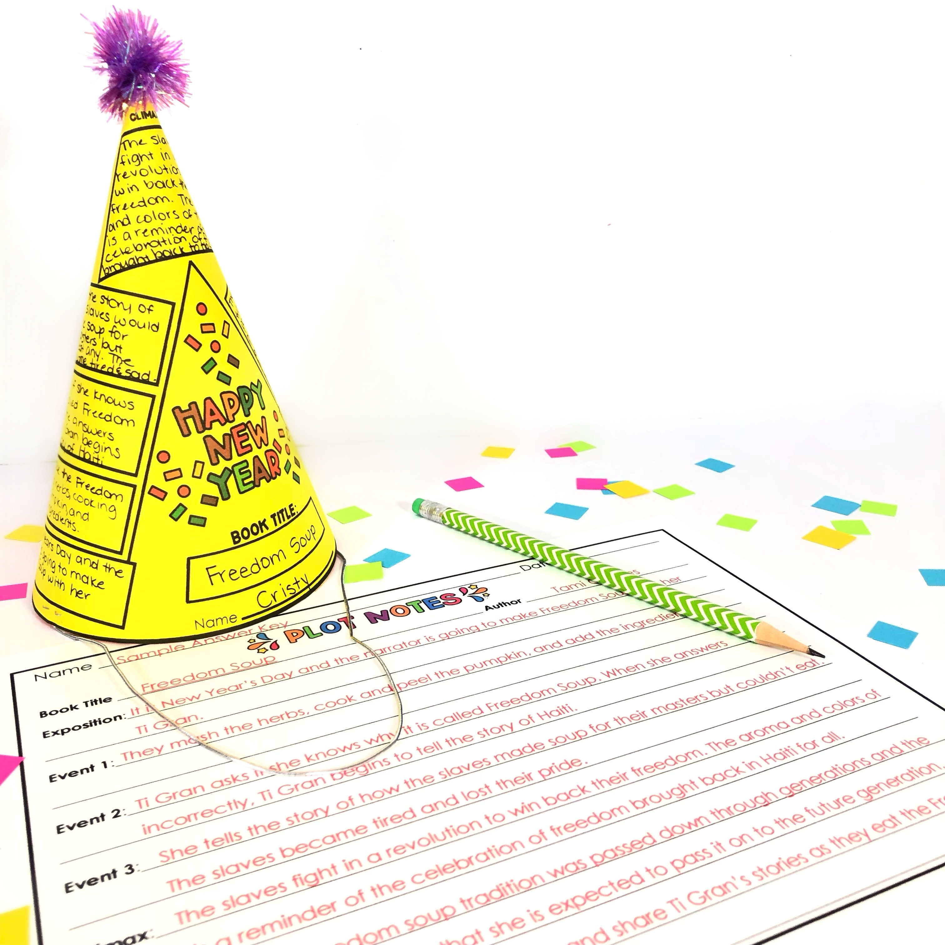 Fun New Year Activities for Students in Upper Elementary - Your Thrifty ...