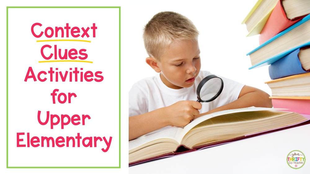 4th Grade Level Context Clues Worksheets
