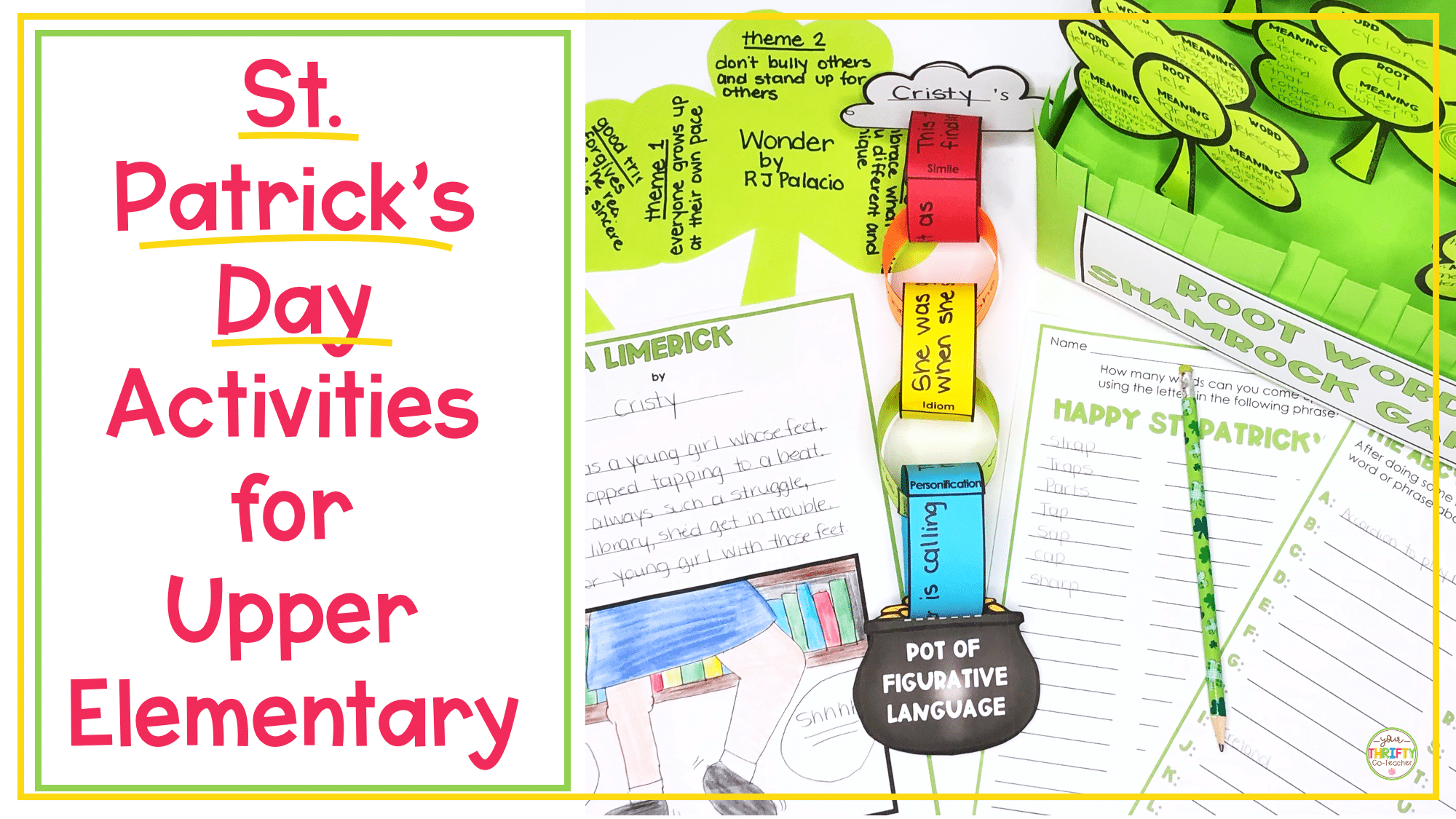 St. Patrick's Day Activities for Upper Elementary - Your Thrifty Co-Teacher