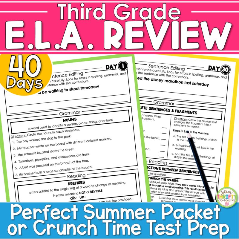 Prevent Summer Slide in Upper Elementary - Your Thrifty Co-Teacher