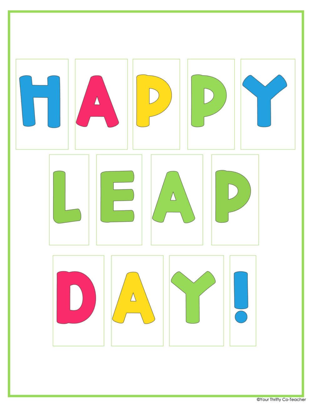 Fun ELA Leap Year Activities for the Classroom - Your Thrifty Co-Teacher