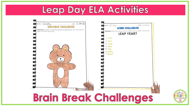 Fun ELA Leap Year Activities for the Classroom - Your Thrifty Co-Teacher