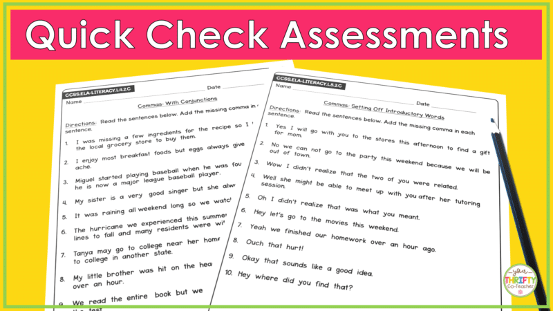 ELA Test Prep Activities - Your Thrifty Co-Teacher