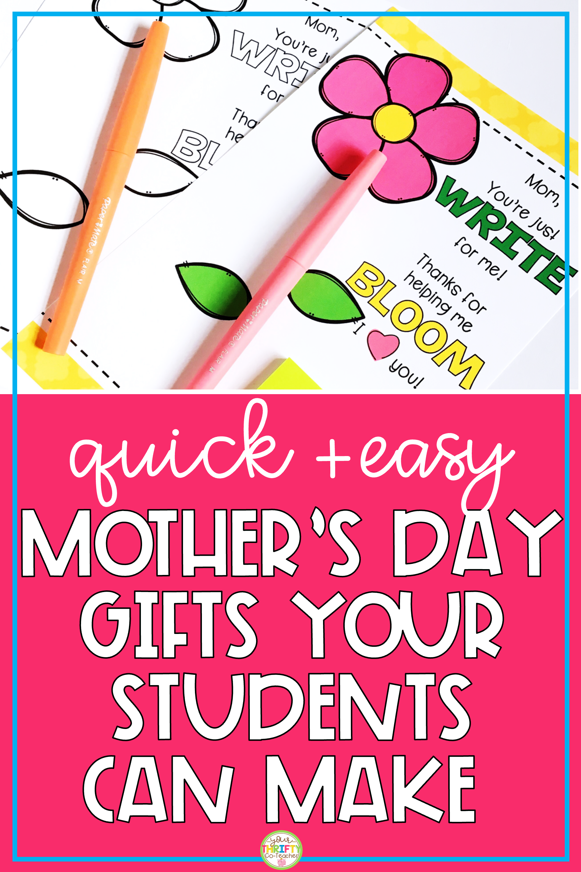 3 Easy Mother's Day Gifts from Students - Your Thrifty Co-Teacher
