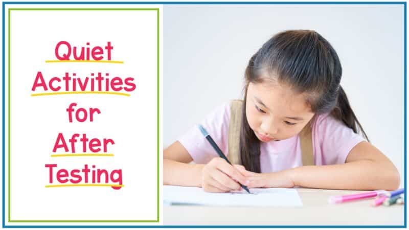 Quiet Activities for After Testing - Your Thrifty Co-Teacher