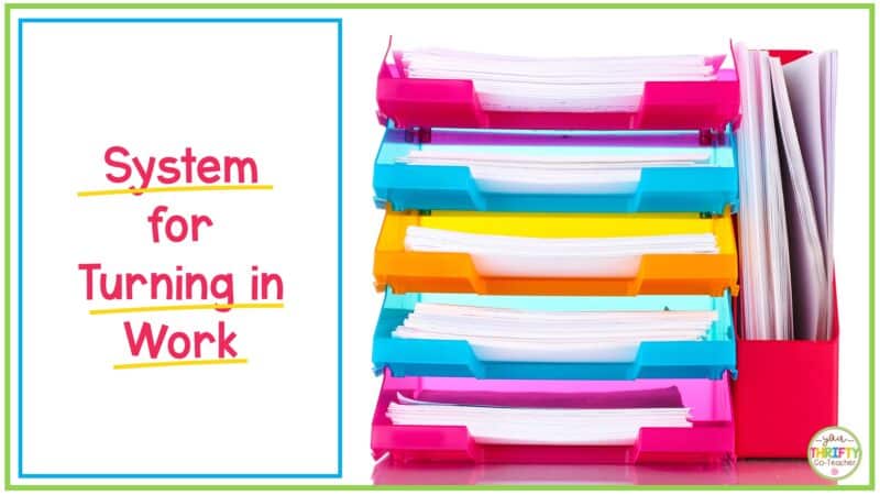 Departmentalized Classroom Organization Tips - Your Thrifty Co-Teacher