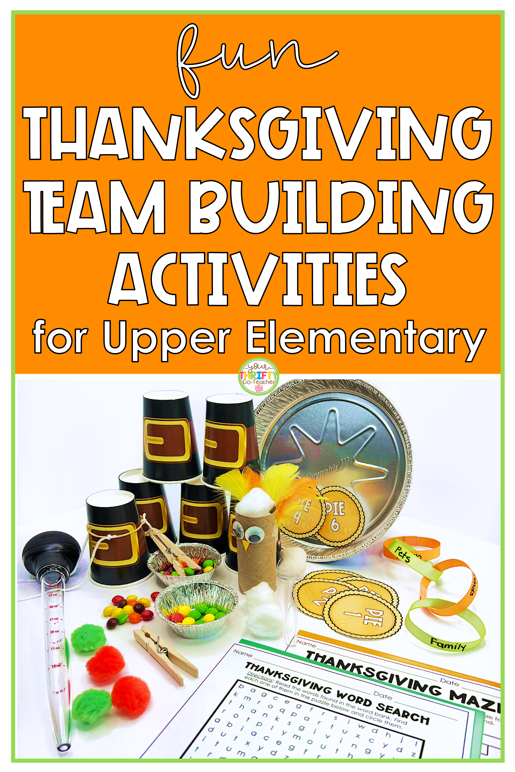 Thanksgiving Team Building Activities for 4th & 5th Grade - Your ...