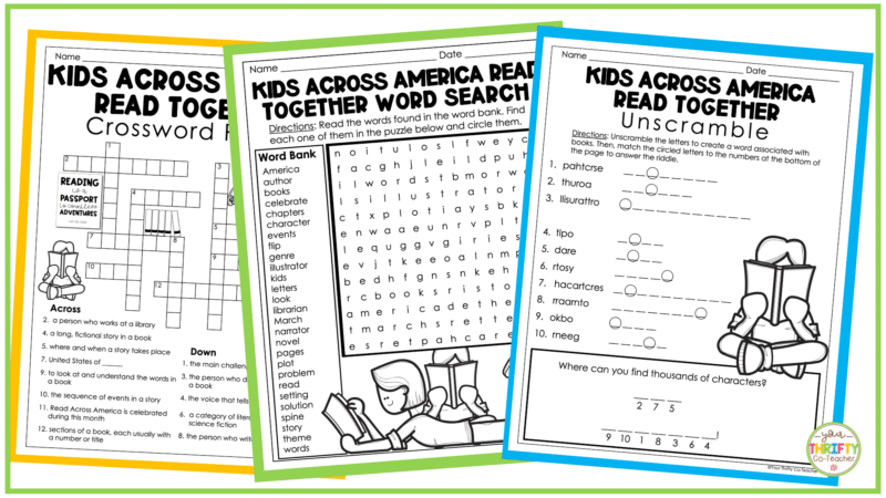 Read Across America Ideas for Upper Elementary - Your Thrifty Co-Teacher