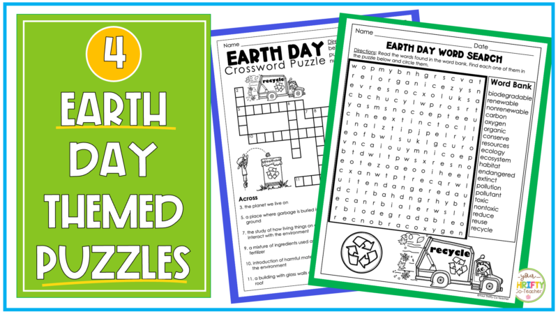 Fun Earth Day Games for Elementary Students - Your Thrifty Co-Teacher