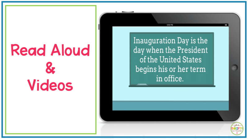 Inauguration Day Activities for Kids in Upper Elementary - Your Thrifty ...
