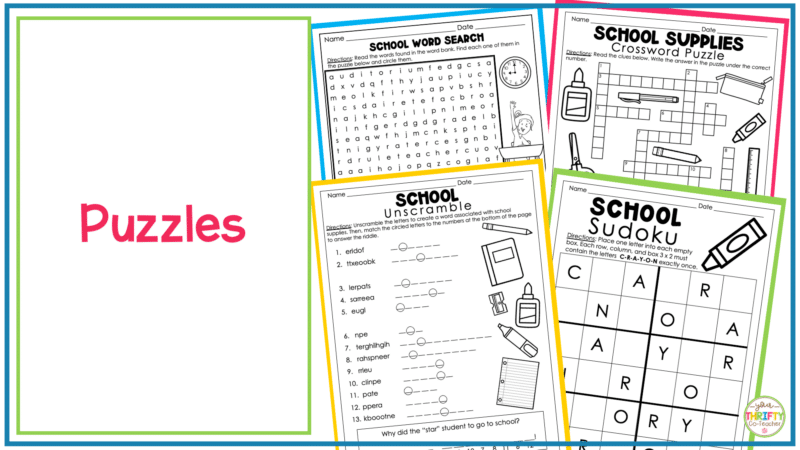 Indoor Recess Games for Upper Elementary - Your Thrifty Co-Teacher
