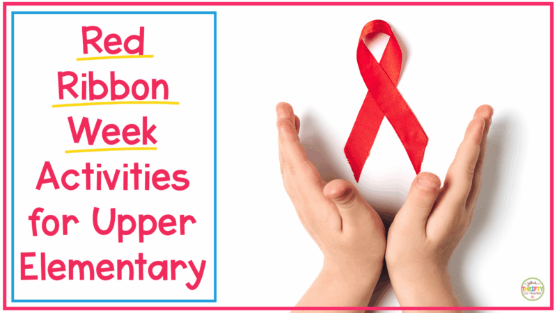 Red Ribbon Week Activities for Elementary Students - Your Thrifty Co ...