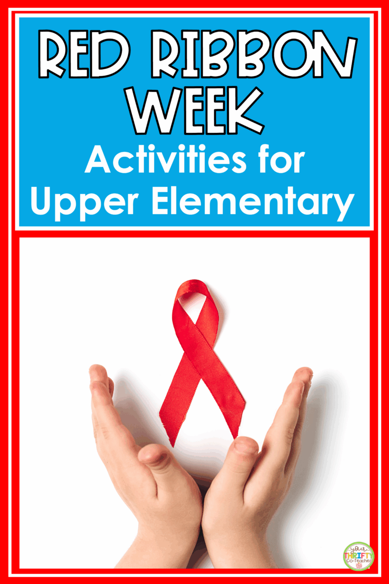 Red Ribbon Week Activities for Elementary Students - Your Thrifty Co ...