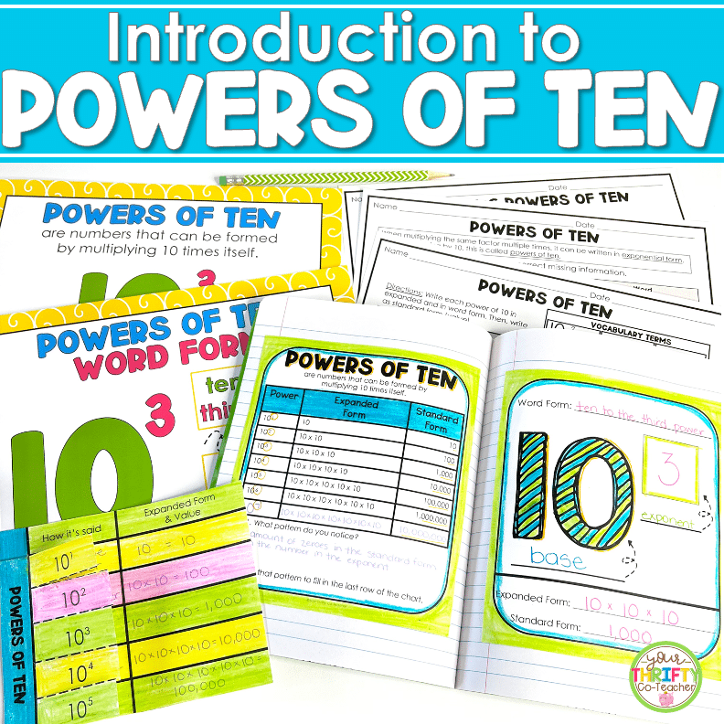 Teaching Powers of Ten: Engaging Activities & Printable Worksheets for ...