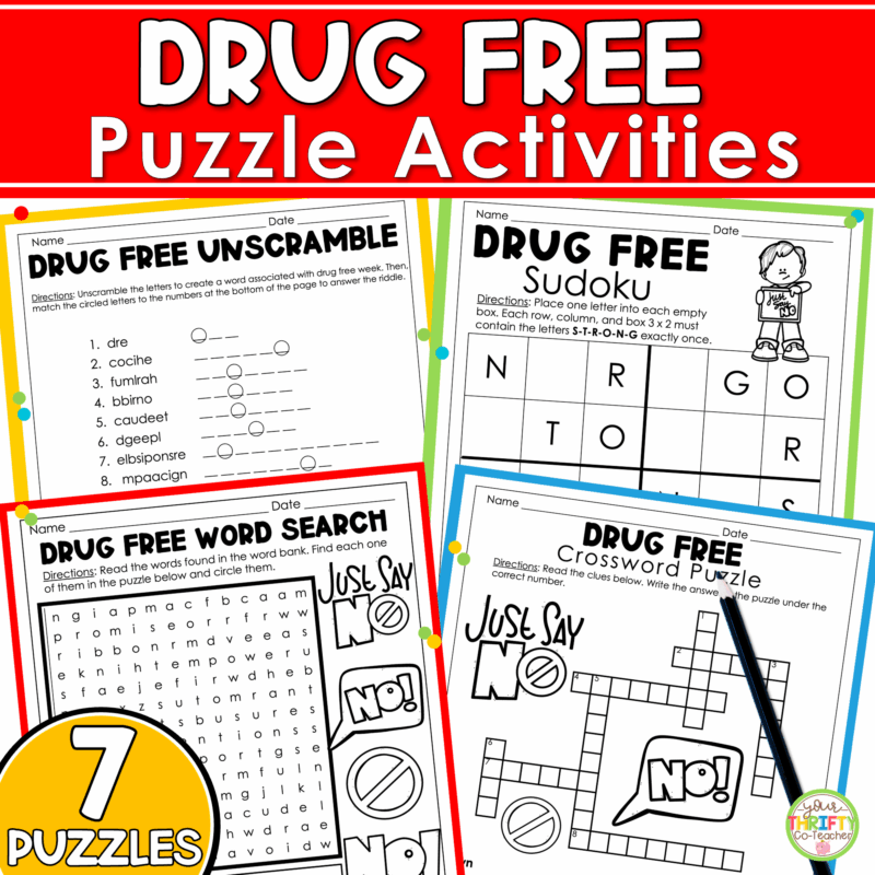 Red Ribbon Week Activities for Elementary Students - Your Thrifty Co ...