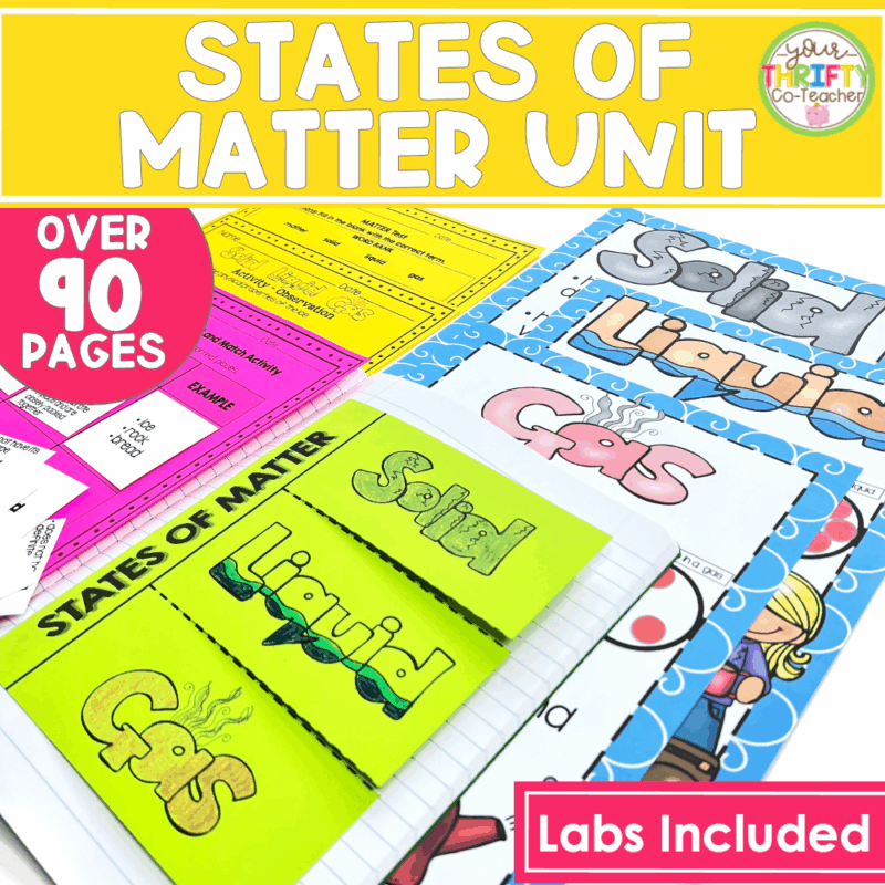 Teaching States of Matter in 4th and 5th Grade - Your Thrifty Co-Teacher
