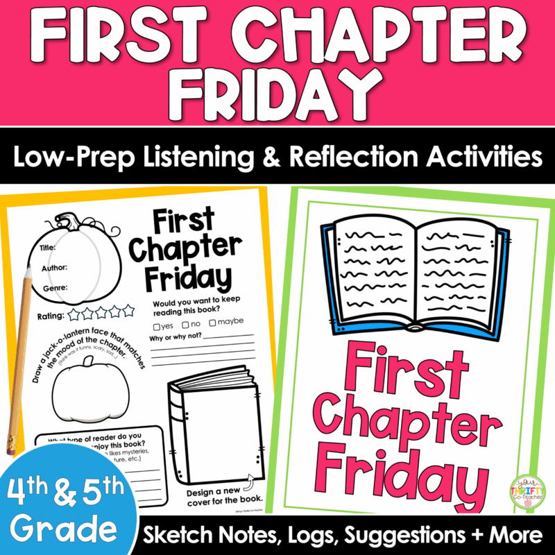 Making First Chapter Fridays Work in Your Upper Elementary Classroom ...