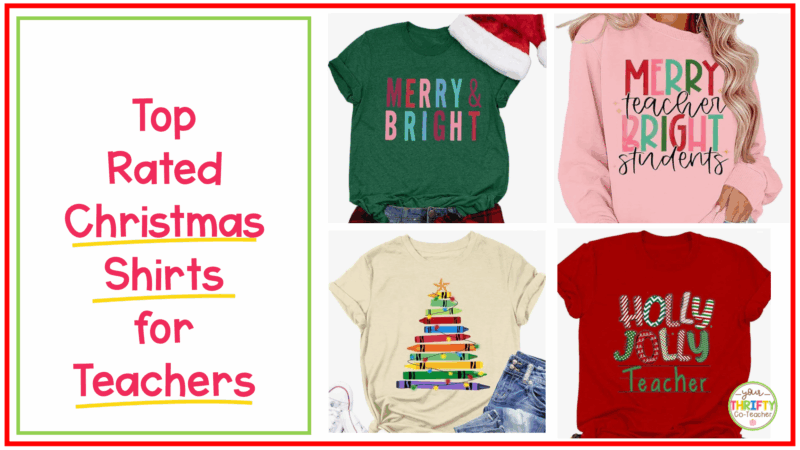 Best Rated Christmas Shirts for Teachers - Your Thrifty Co-Teacher