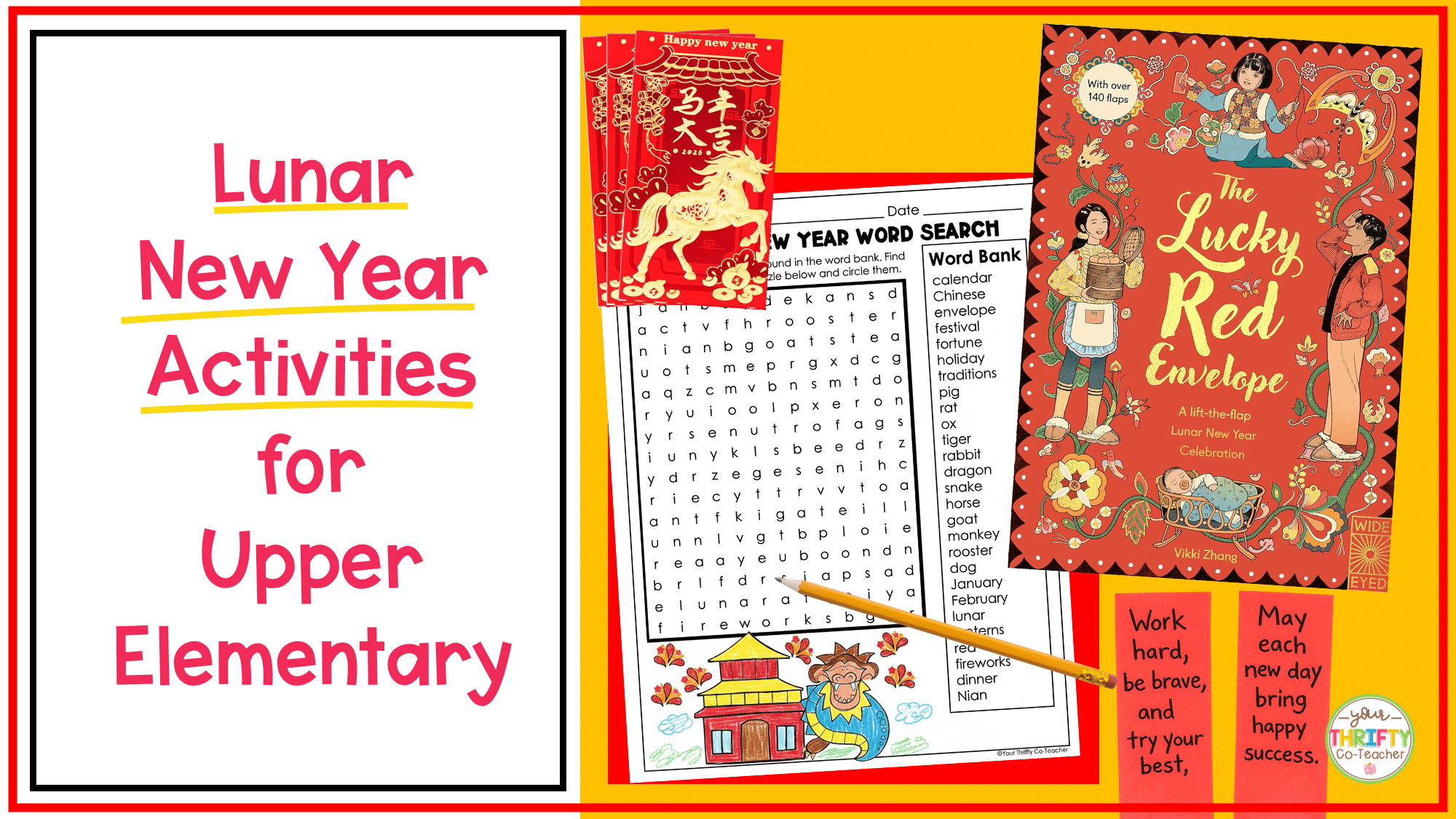 Lunar New Year Classroom Activities for Upper Elementary - Your Thrifty ...