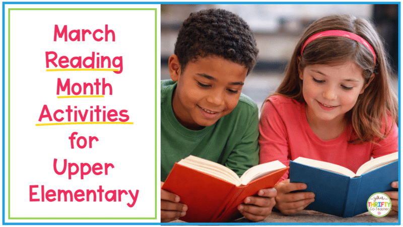 March Reading Month Activities for Upper Elementary - Your Thrifty Co ...