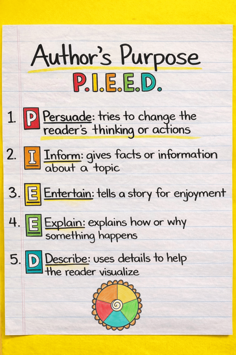 What are the 5 Types of Author's Purpose? - Your Thrifty Co-Teacher